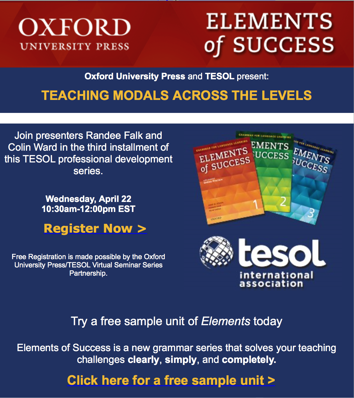 Teaching Modals Across the Levels – English Endeavors
