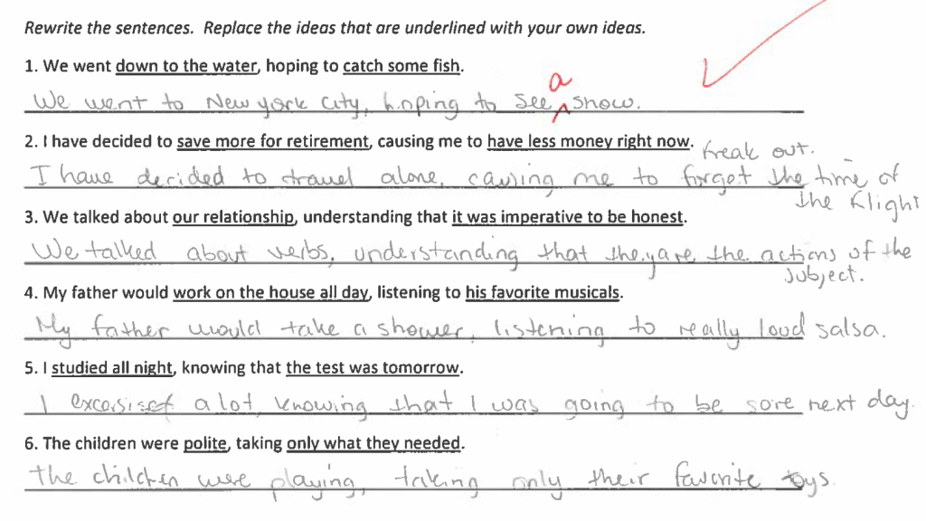 Save the grammar, swap the vocabulary – English Endeavors